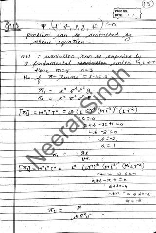 solution of chapter 6 SK SOM (PRINCIPLES OF PHYSICAL SIMILARITY AND DIMENSIONAL ANALYSIS) Third ...