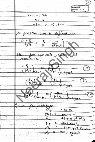 solution of chapter 6 SK SOM (PRINCIPLES OF PHYSICAL SIMILARITY AND ...