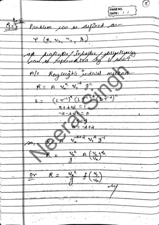 solution of chapter 6 SK SOM (PRINCIPLES OF PHYSICAL SIMILARITY AND ...