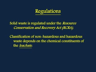 Solid Waste & Hazardous Waste | PPTX