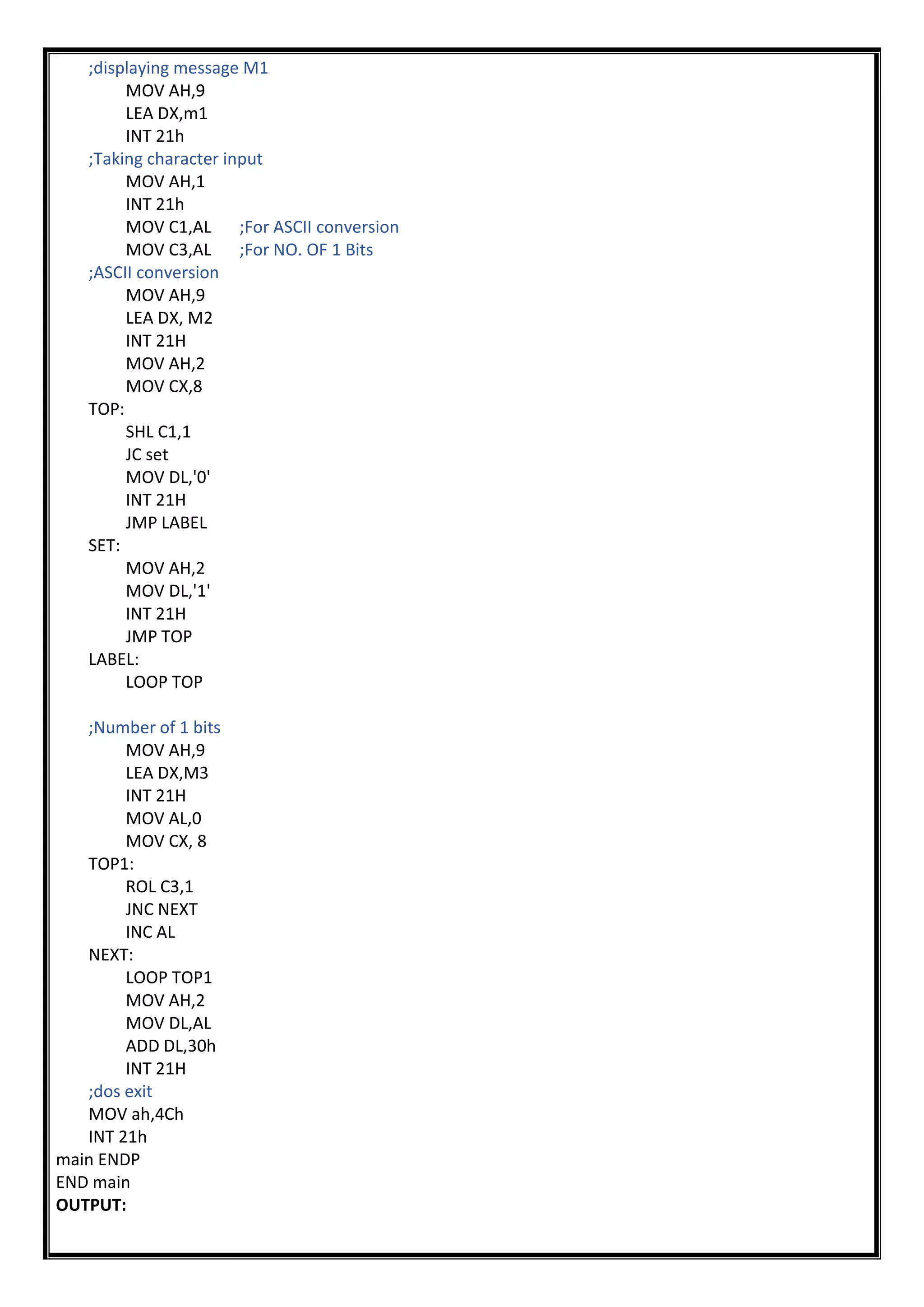 chapter 7 Logic, shift and rotate instructions | PDF