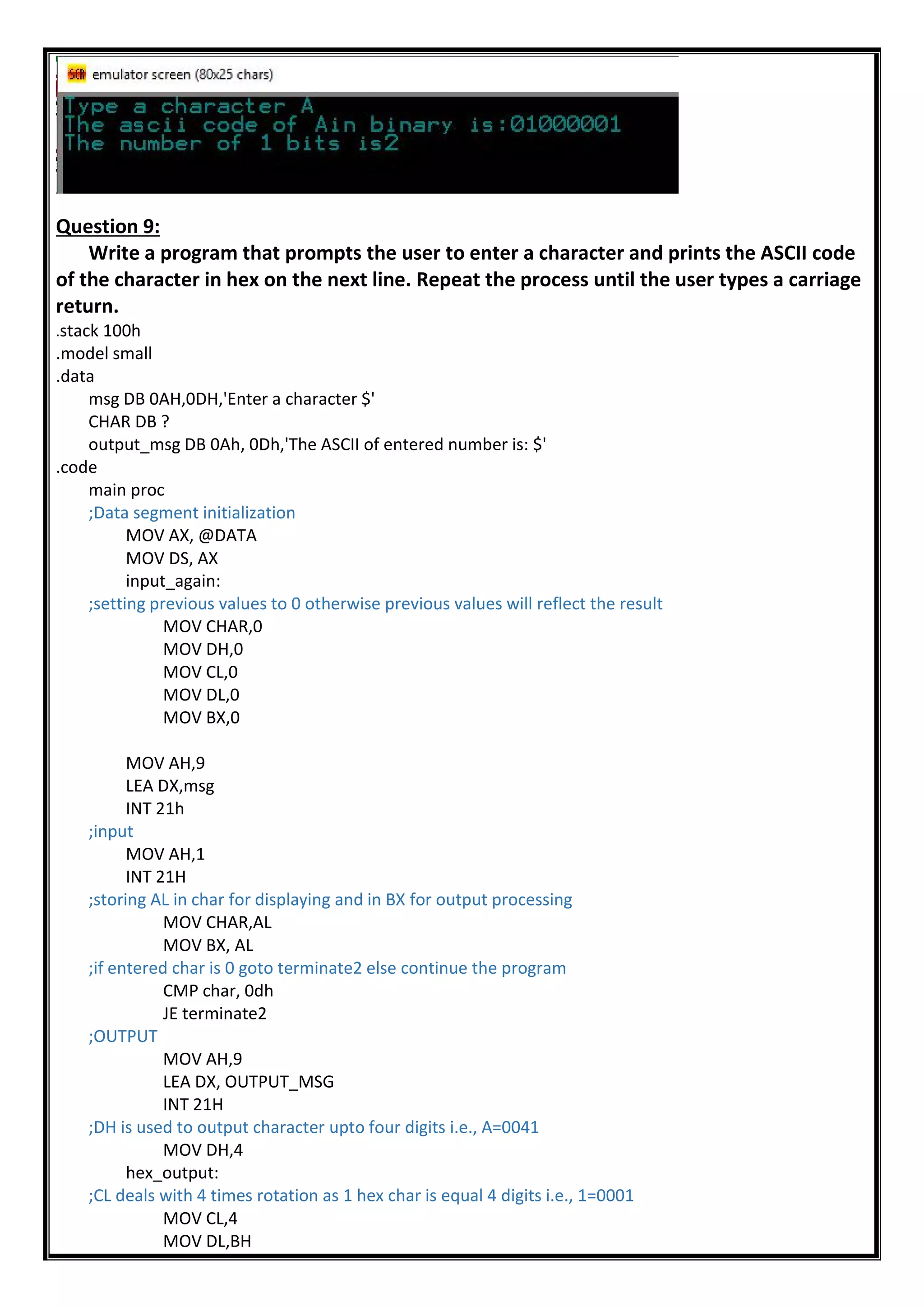 chapter 7 Logic, shift and rotate instructions | PDF