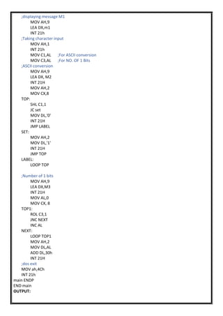 chapter 7 Logic, shift and rotate instructions | PDF
