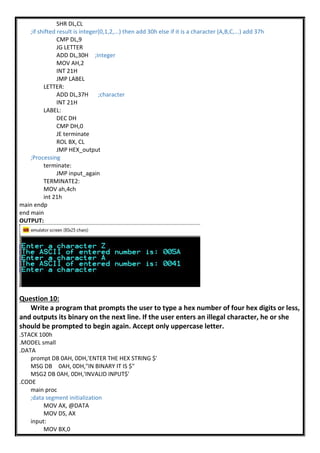 chapter 7 Logic, shift and rotate instructions | PDF