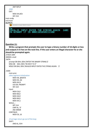 chapter 7 Logic, shift and rotate instructions | PDF