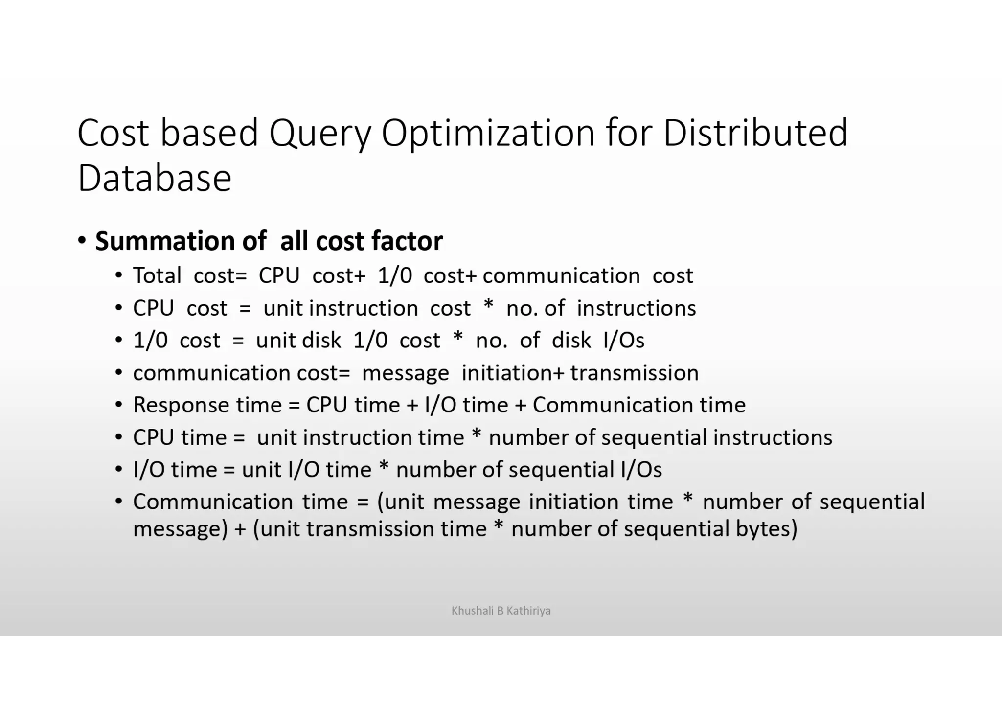 DDBMS_ Chap 7 Optimization of Distributed Queries | PDF