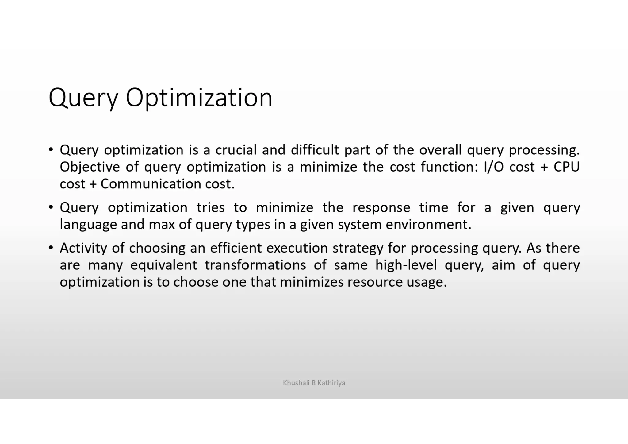 DDBMS_ Chap 7 Optimization of Distributed Queries | PDF