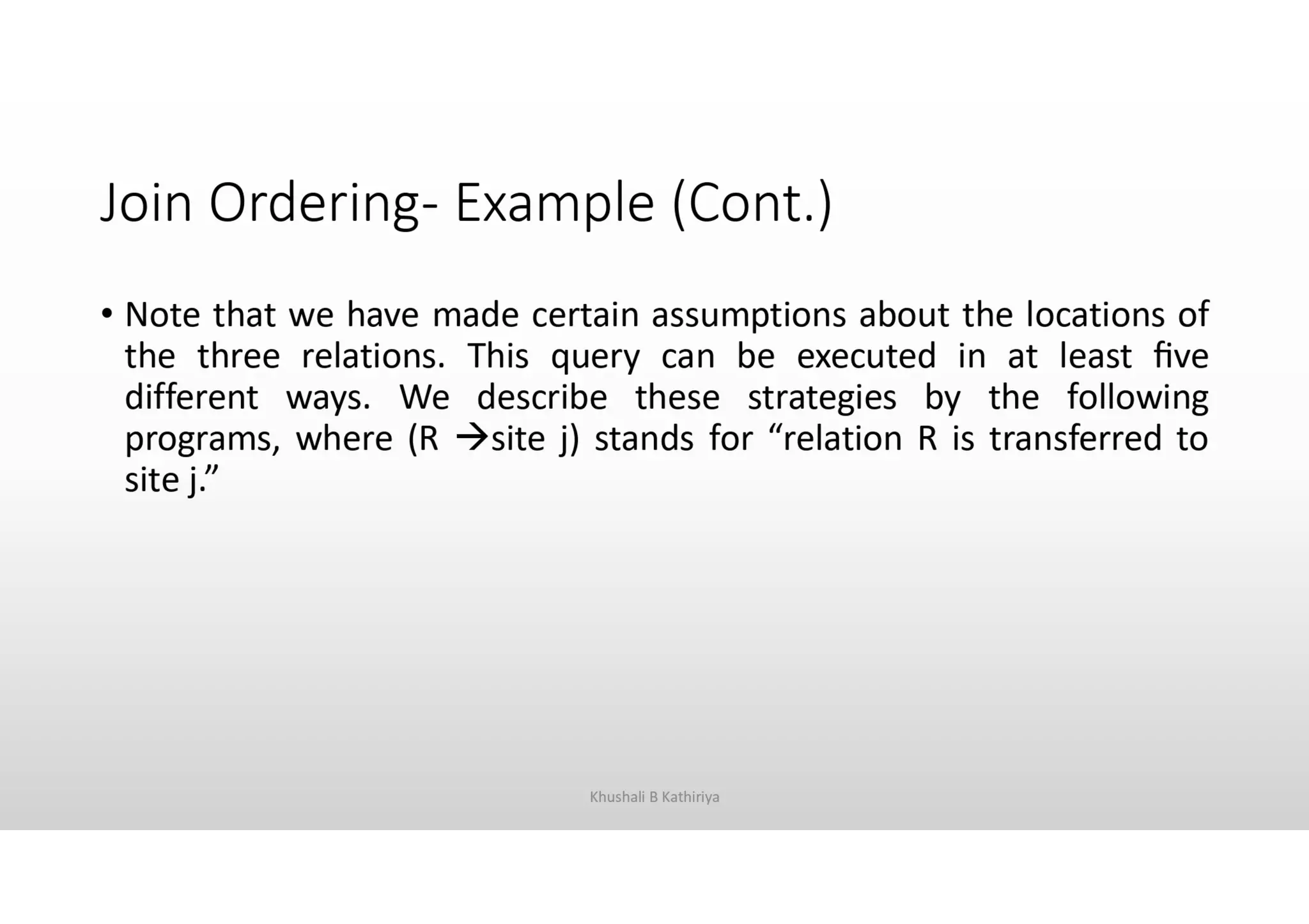 DDBMS_ Chap 7 Optimization of Distributed Queries | PDF