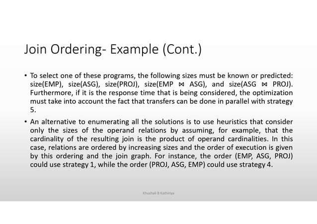 DDBMS_ Chap 7 Optimization of Distributed Queries | PDF
