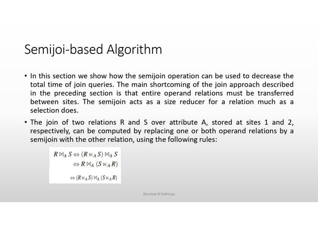 DDBMS_ Chap 7 Optimization of Distributed Queries | PDF