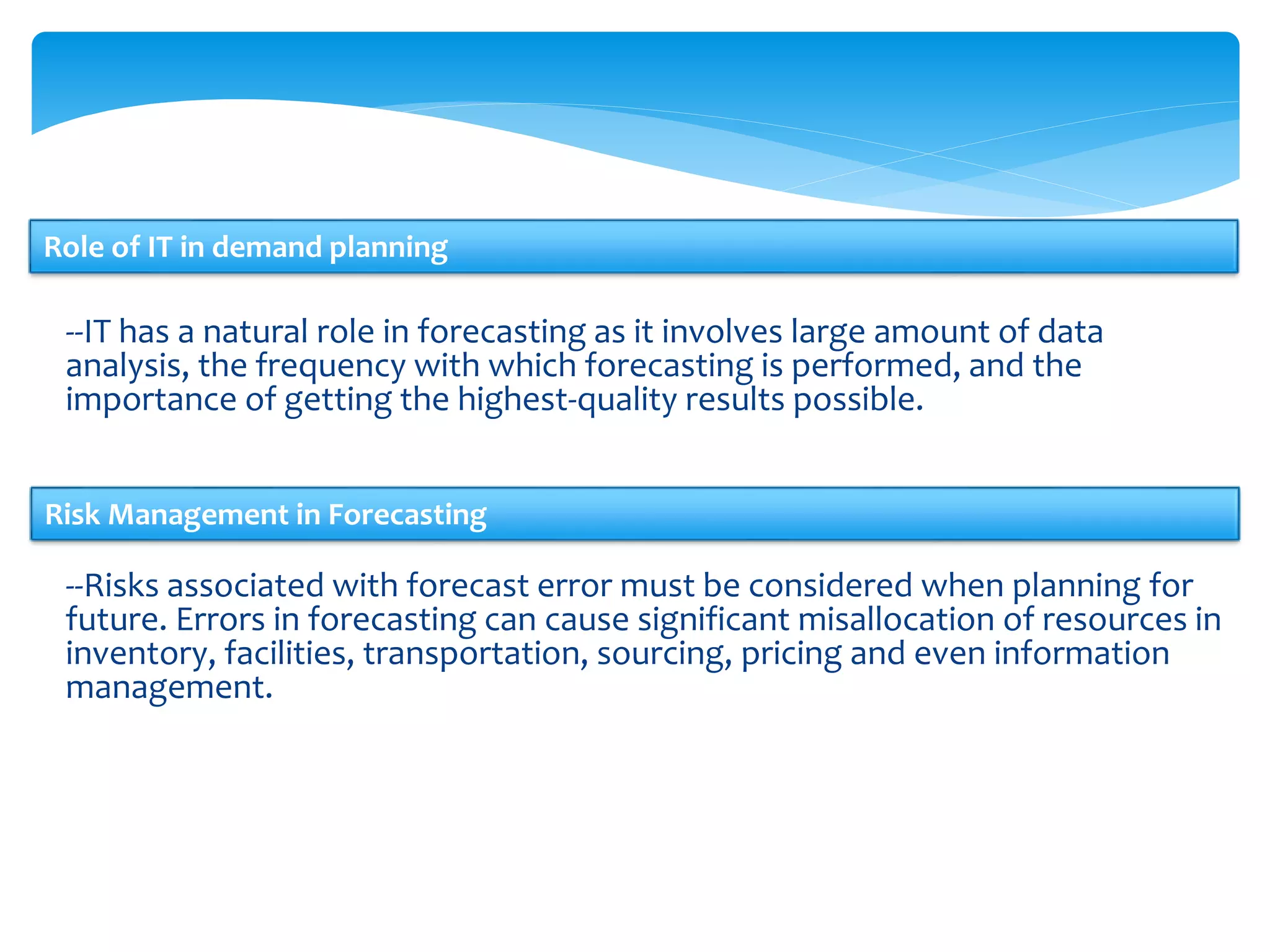 Demand forecasting | PPTX