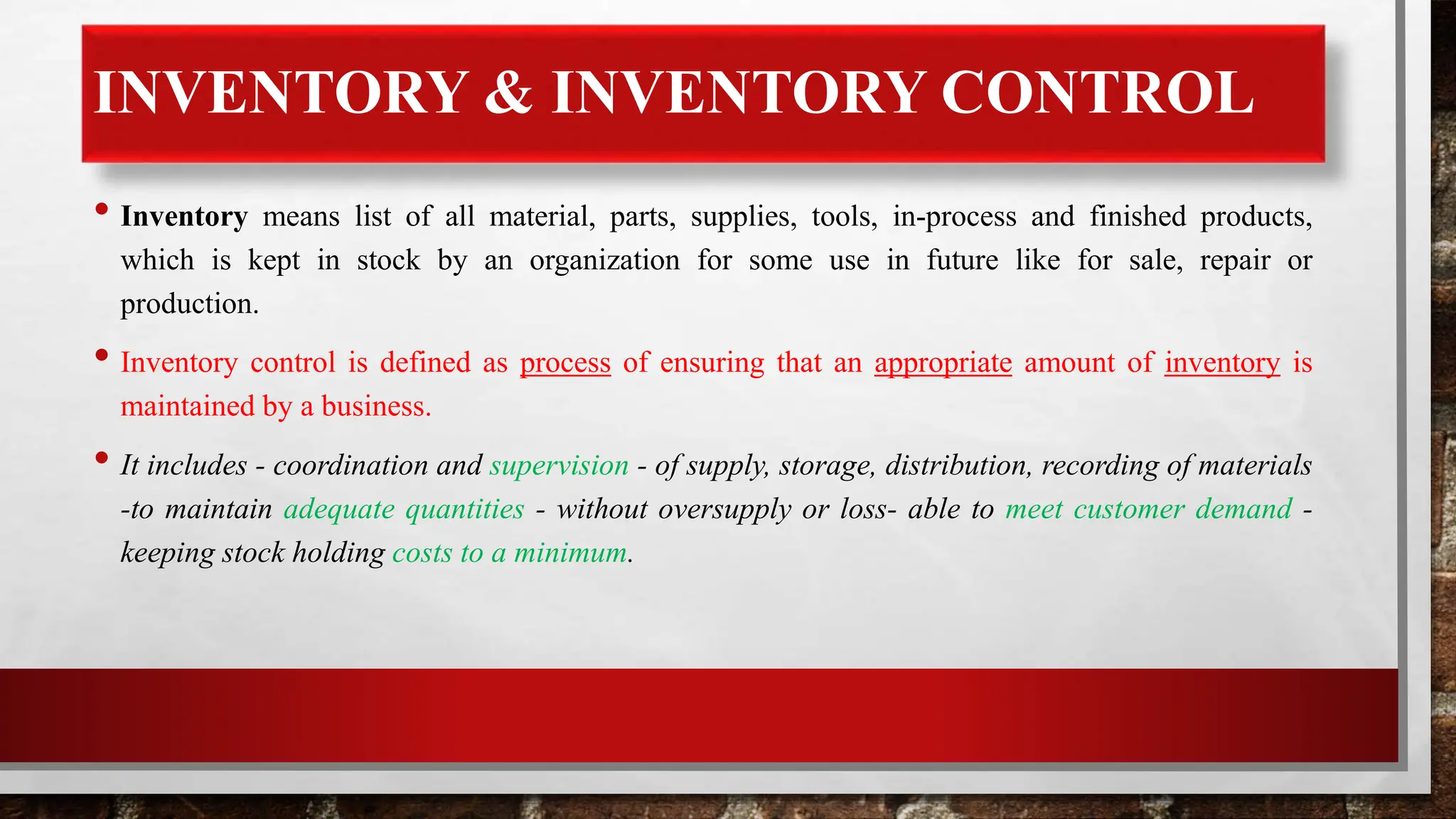 Inventory Control techniques for Diploma Pharmacy.pptx