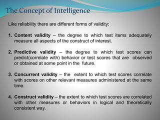 Chap 7 assessment of intelligence | PPTX