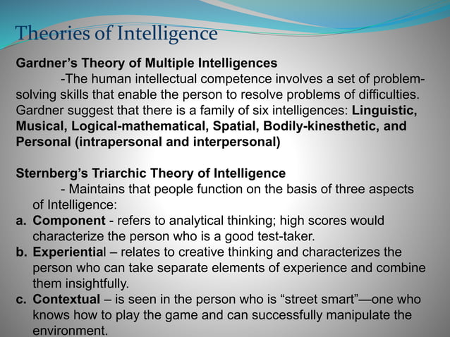 Chap 7 assessment of intelligence | PPTX