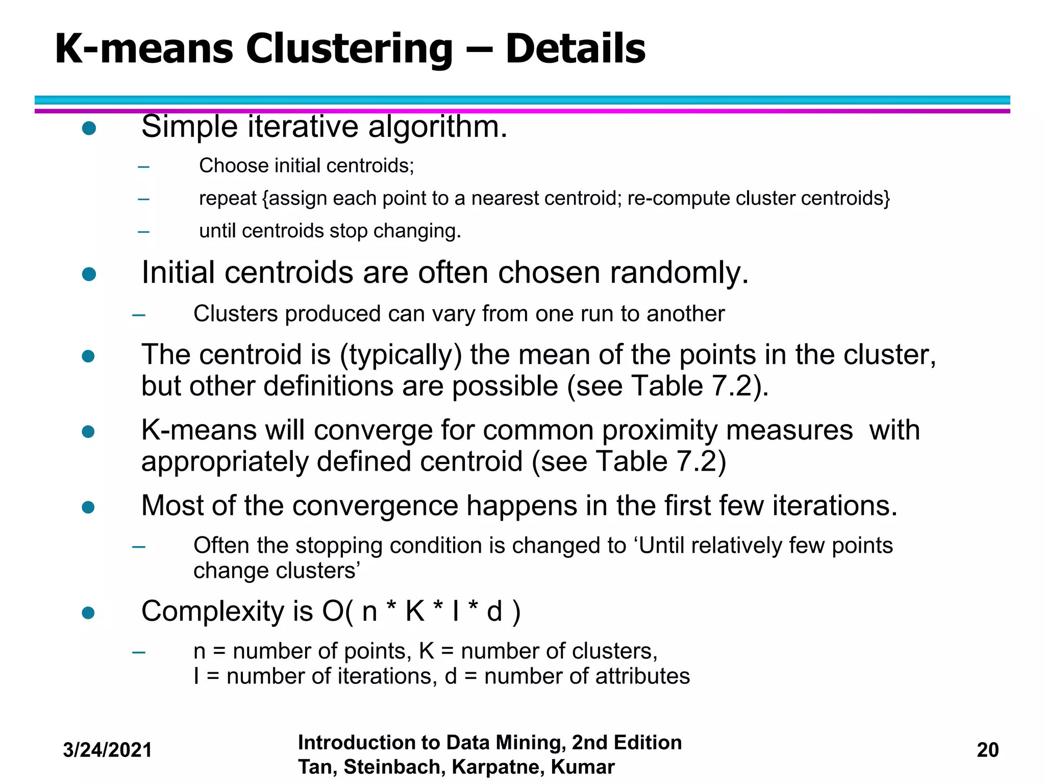 chap7_basic_cluster_analysis.pptx | Databases | Computer Software and Applications