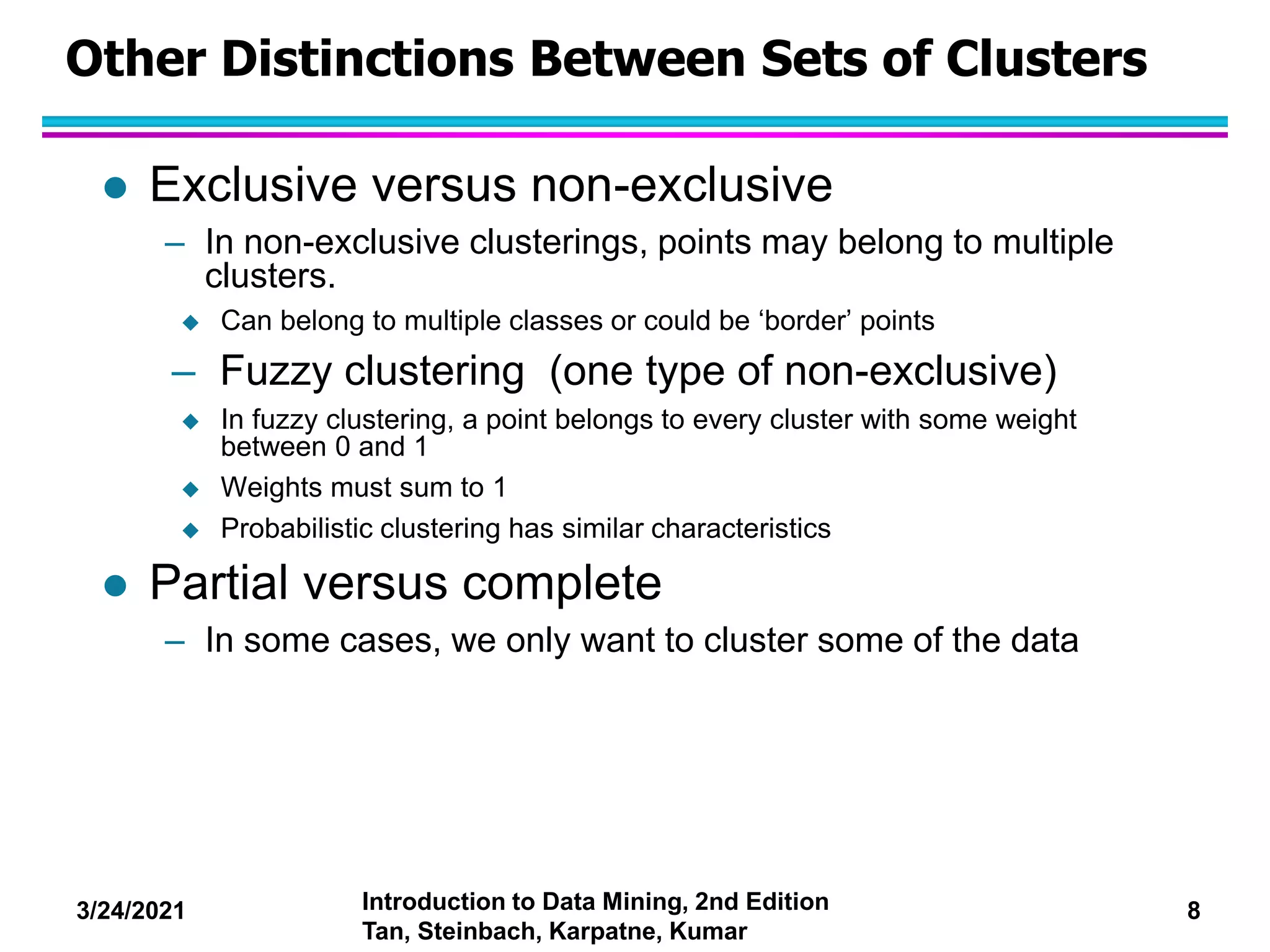 chap7_basic_cluster_analysis.pptx | Databases | Computer Software and Applications
