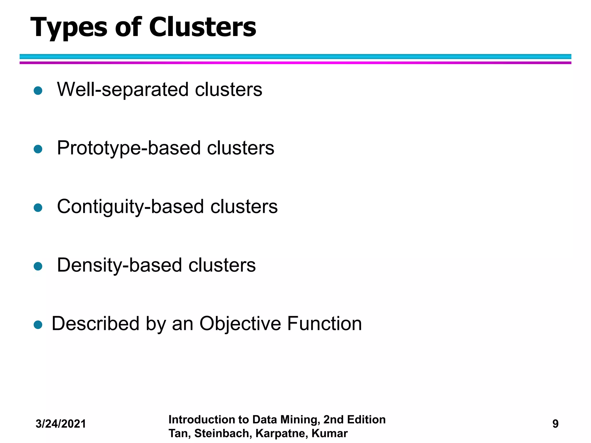chap7_basic_cluster_analysis.pptx | Databases | Computer Software and Applications