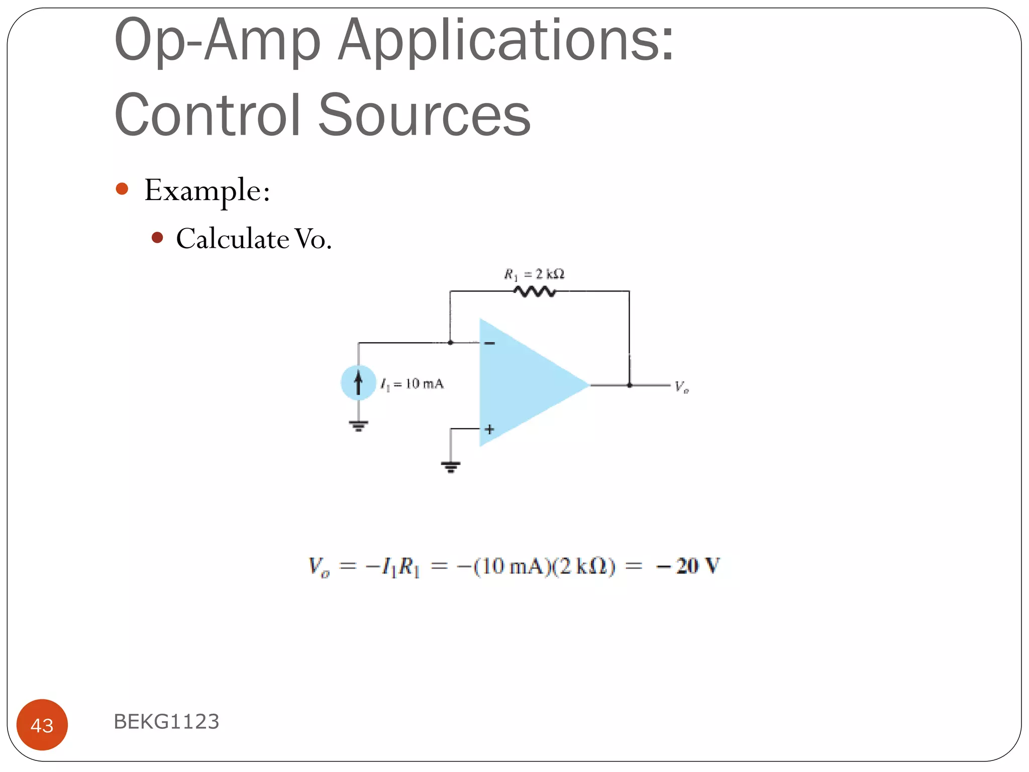 Chapter 7: Operational Amplifier (Op-Amp) | PDF
