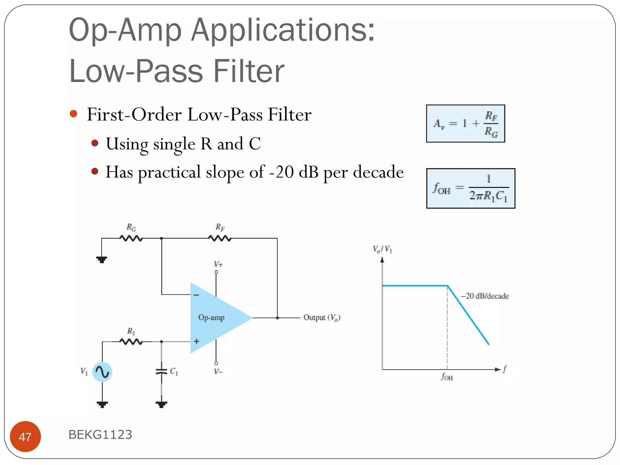 Chapter 7: Operational Amplifier (Op-Amp) | PDF