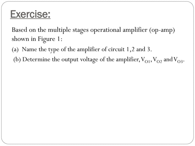 Chapter 7: Operational Amplifier (Op-Amp) | PDF | Digital Audio ...