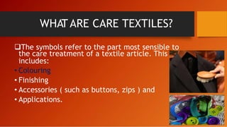 Care of Textiles | PDF