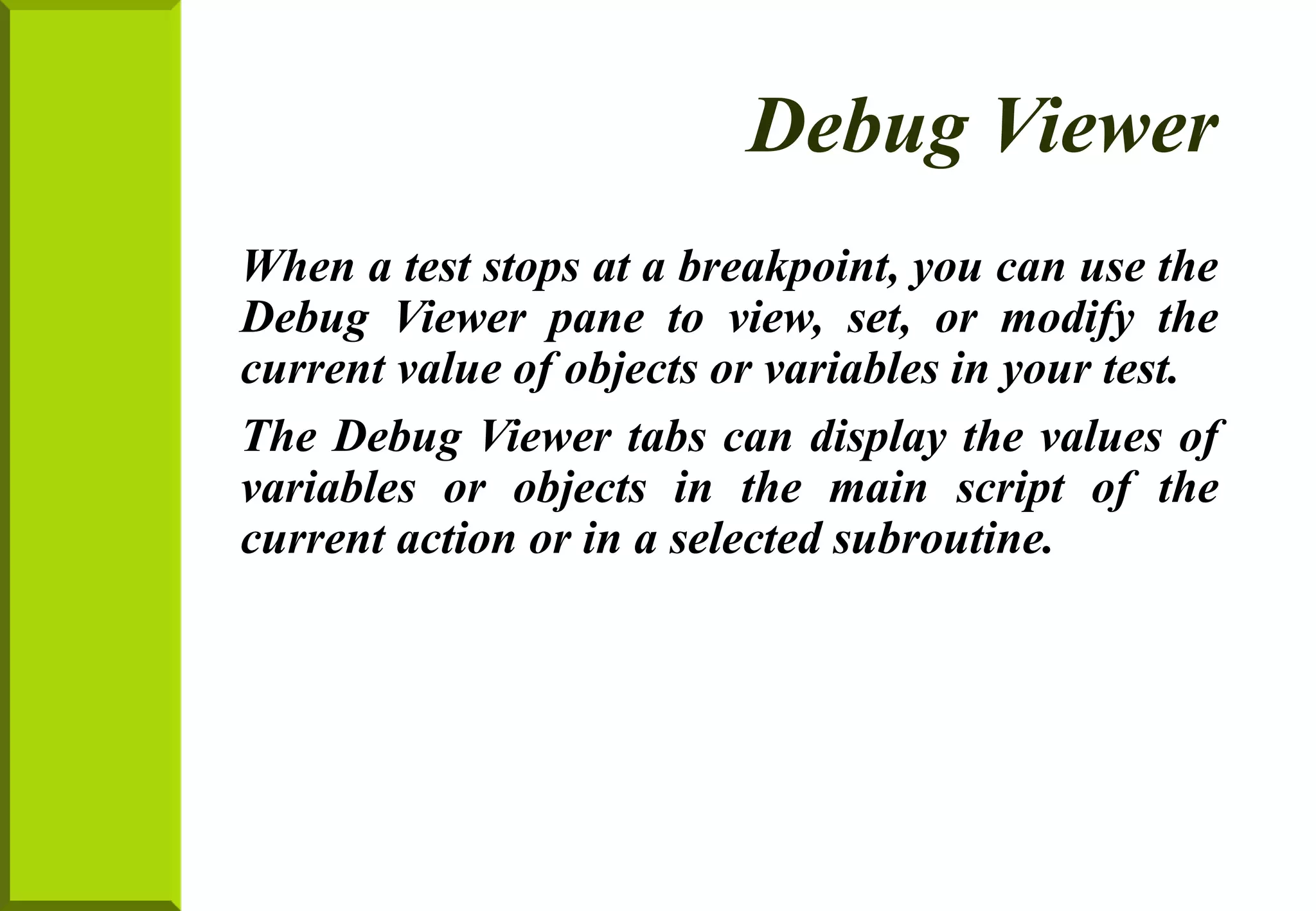 QSpiders - Chapter 7 Debugging | PPTX | Computing | Technology & Computing