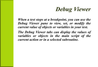 QSpiders - Chapter 7 Debugging | PPTX