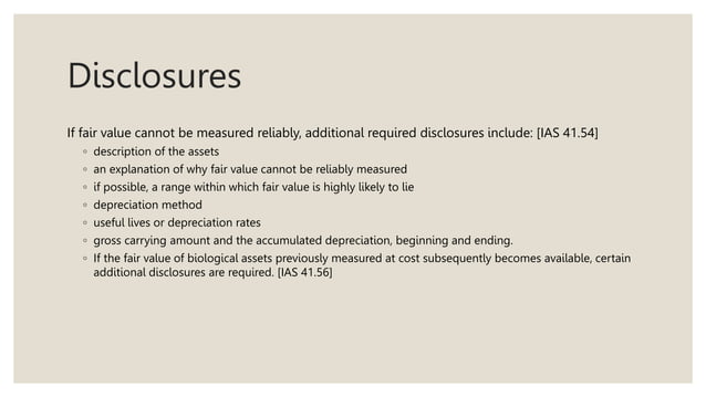Chap 7 IAS 41 - Biological Assets.pptx | Agriculture | Industries