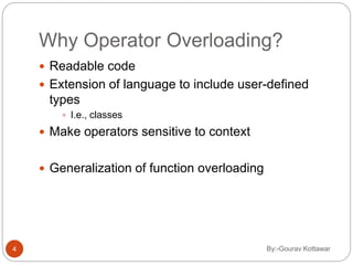 operator overloading & type conversion in cpp | PPT