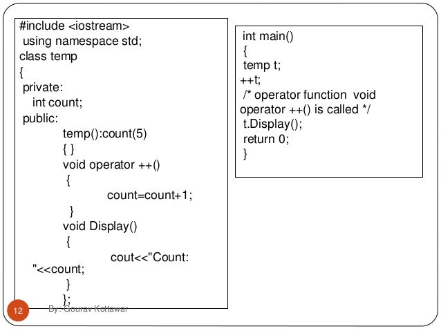 Operator Overloading And Type Conversion In Cpp 