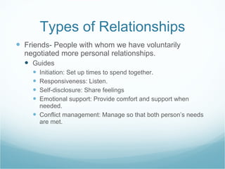 Chap7: Understanding Interpersonal Relationships | PPT