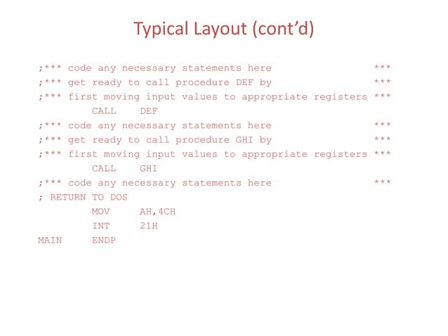 Assembly Language Programming By Ytha Yu Charles Marut Chap 8 The Stack And Introduction To