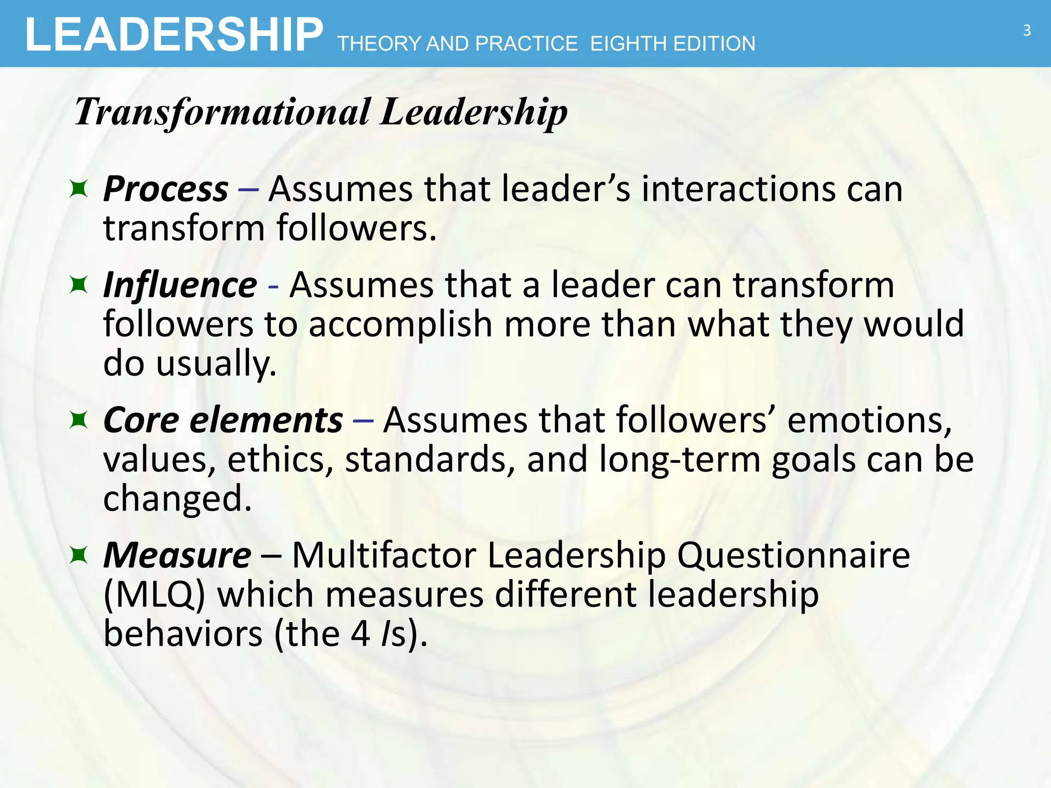 Leadership presentation Transformational Leadership | PPT