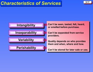 Product and service strategy marketing chap8.ppt