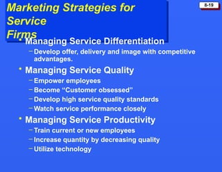 Product and service strategy marketing chap8.ppt