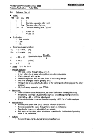 chap 8-Roller Mills_text.pdf VRM grinding roller | PDF