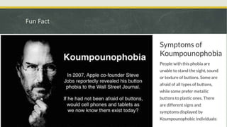 Chap 8 saavedra and silverman button phobia | PPTX