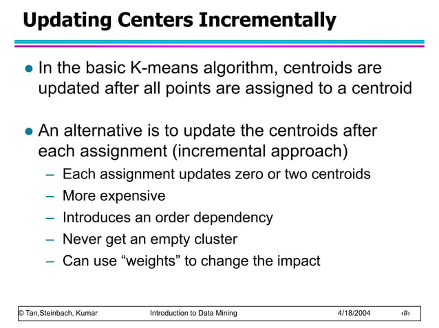 chap8_basic_cluster_analysis.ppt | Databases | Computer Software and Applications