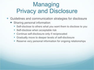 Chap8: Communication Skills in Interpersonal Relationships | PPT