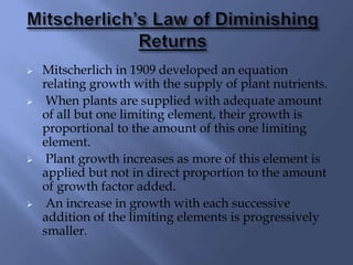 crop growth theory | PPTX