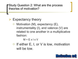C H A P 8 Expectancy Theories Of Motivation | PPT