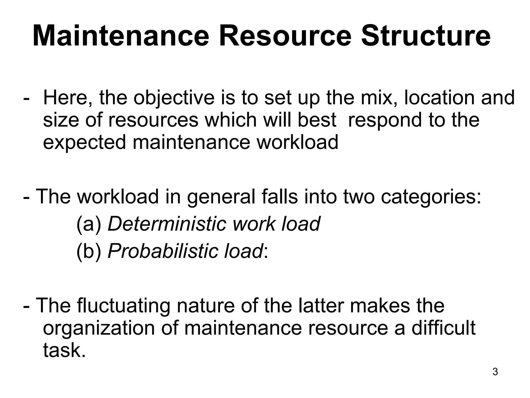 Chap 8 Organization of Maintenance Resources.ppt