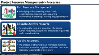 Chap 9.0 Project Resource Management overview | PDF