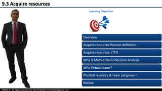 Chap 9.3 Acquire Resources | PDF