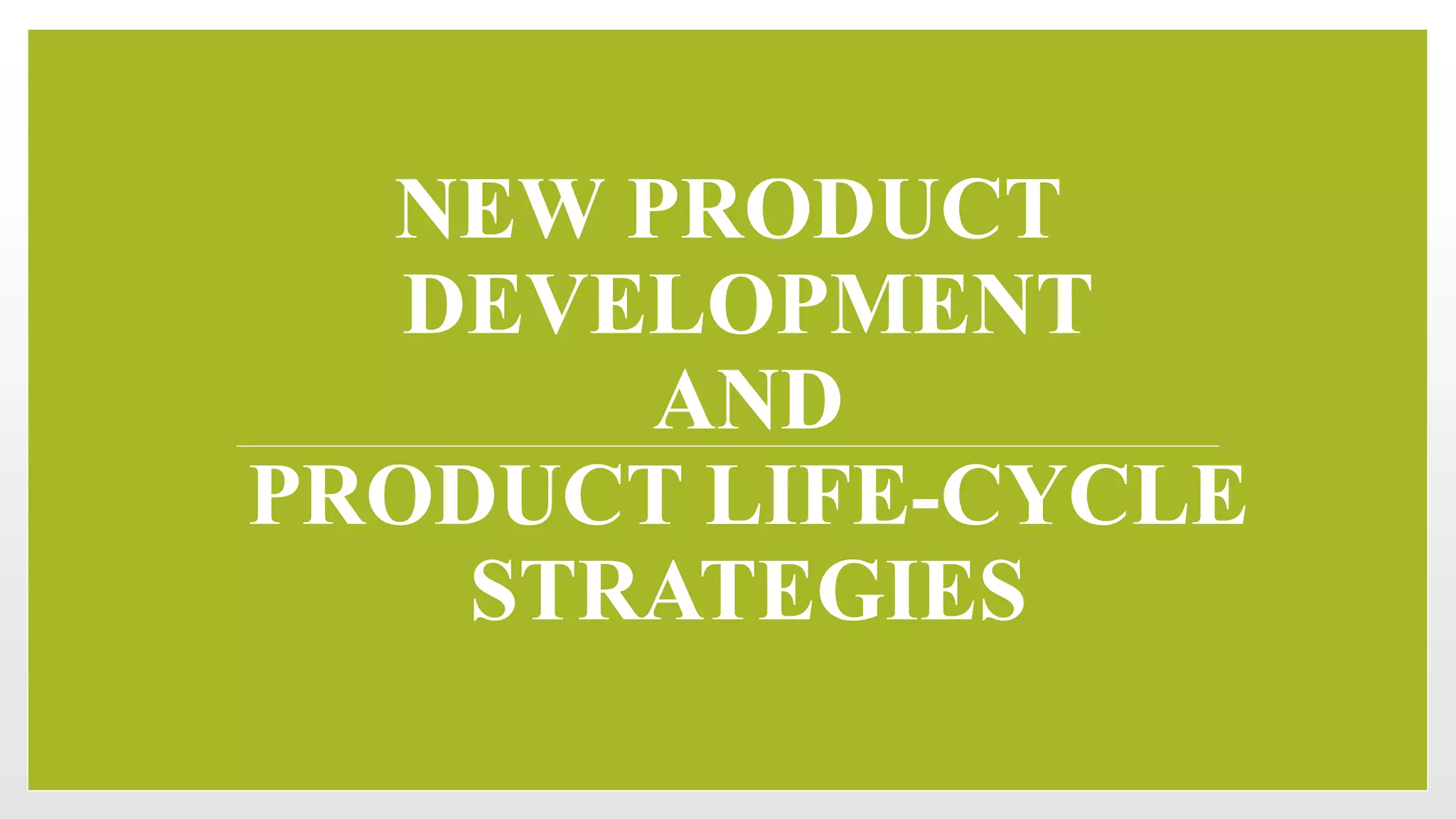 Developing new product | PPT