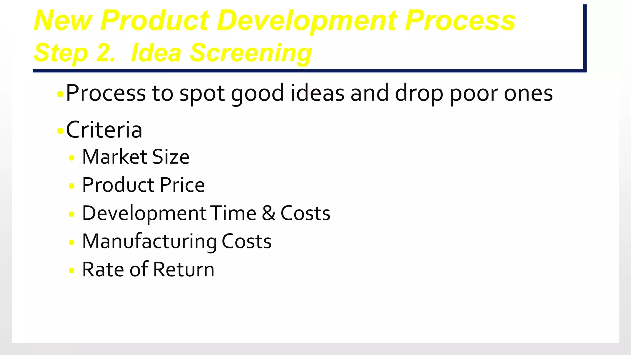 Developing new product | PPT