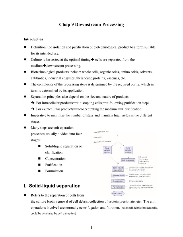 Chap9 downstream processing | PDF