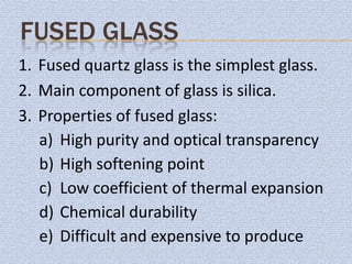Chap 9 glass n ceramic | PPTX