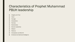 Chap 9 Leadership of prophet Muhammad.pptx