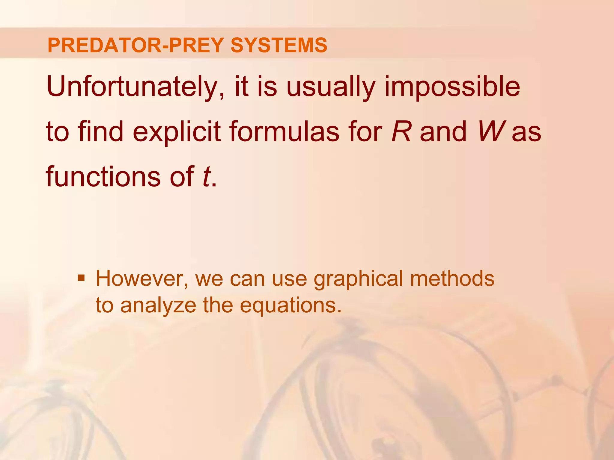 Lotka-Volterra prey predator model | PPT